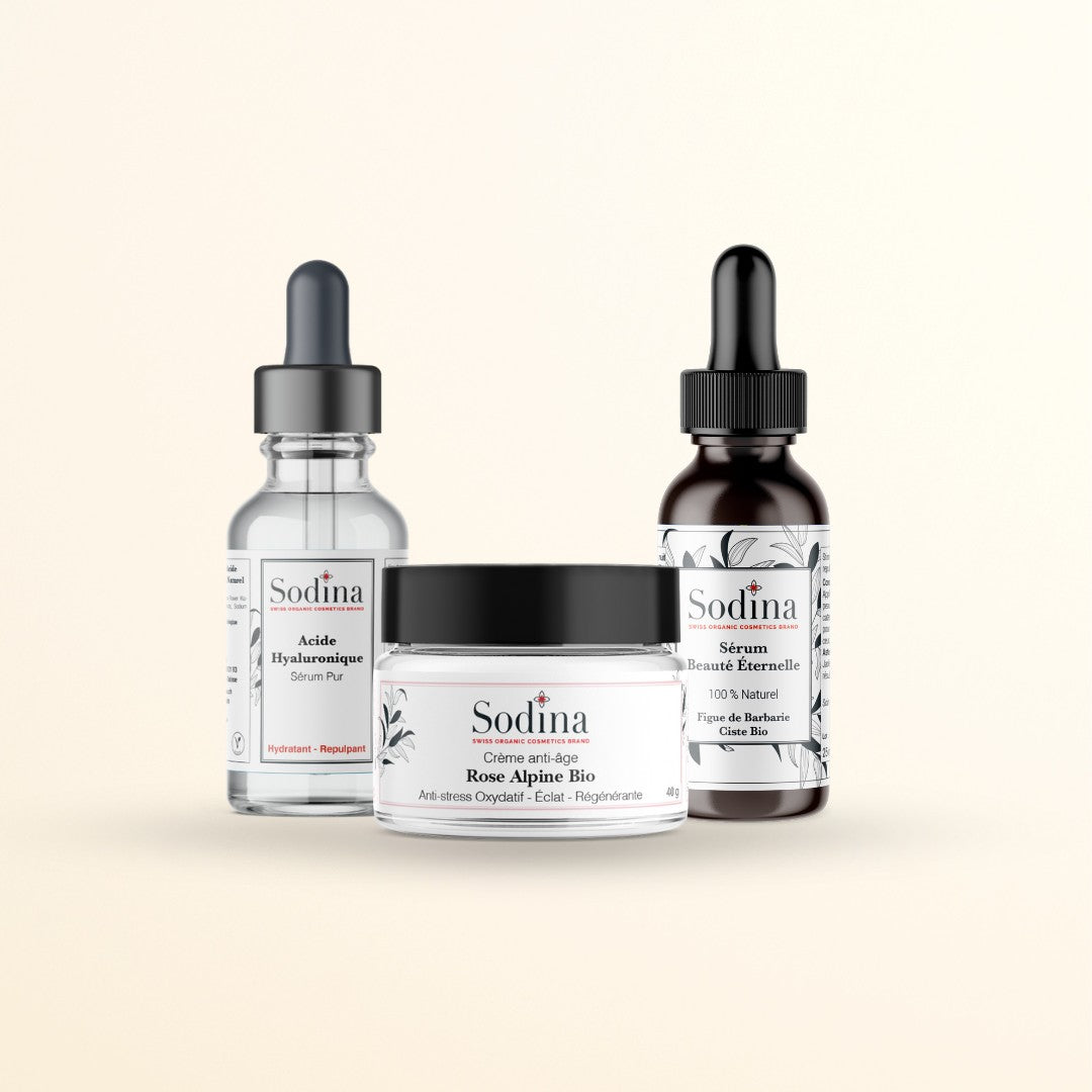 Coffret Beauté Éternelle - format Voyage - Sodina Cosmetics